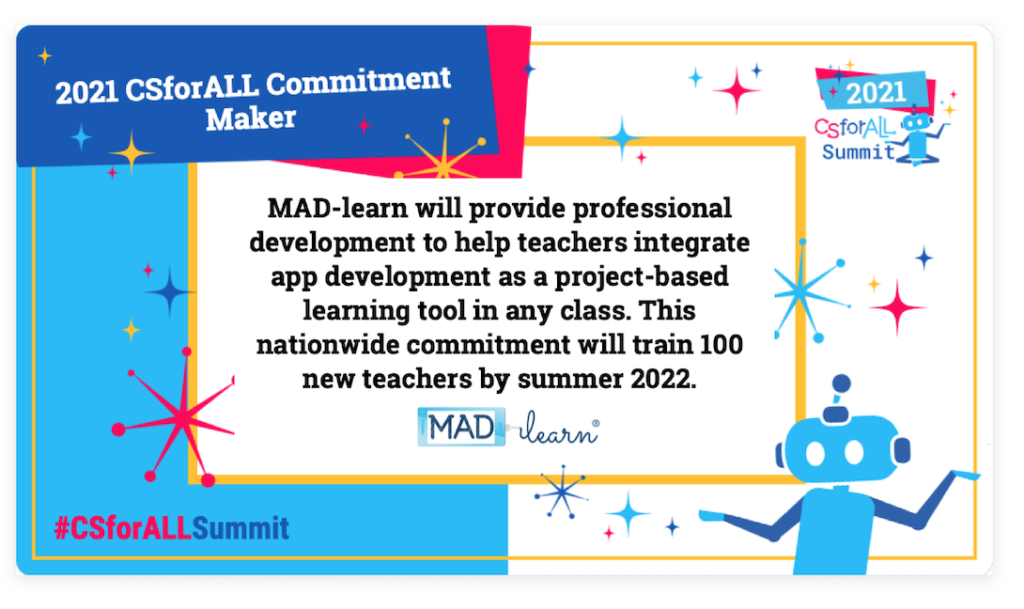 MAD-learn is a proud partner of the National Computer Science for All ...