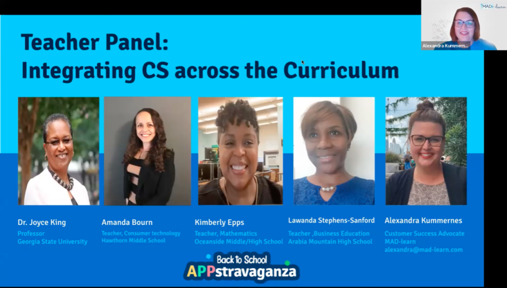 MAD-news for September: Teacher panel - MAD-learn blog